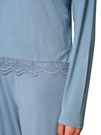 Skiny T-Shirt Damen Shirt langarm Night In Mix & Match (St&uuml;ck, 1-tlg)