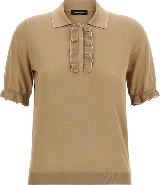 Fabiana Filippi Poloshirt - Beige