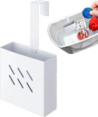 Generic Toilettenspülkasten Reinigungstabletten Halter,Rostfrei Aufhängbar,Edelstahl Haltevorrichtung Für Toilettenspülkasten Reiniger | Für Mietwohnung Stude