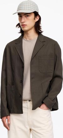 Arket Baseballkappe Aus Seersucker -Beige