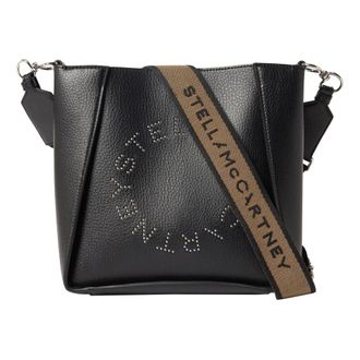 Stella McCartney Femme, Sacs, Noir, Taille: ONE Size Crossbody Eco Embossed Grainy