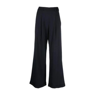 Forte_Forte Elegante blaue Hose - - Trousers - Damen - Blau - S