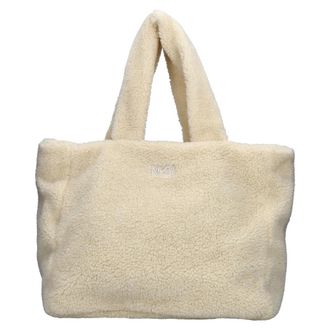 N&deg;21 Faux Fur Bag - - Bags - Damen - Beige - ONE SIZE