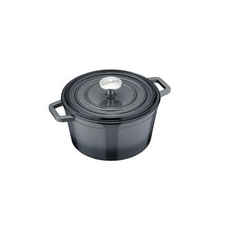 Berndes Br&auml;ter B.iron 2,5L mit Deckel - 20 cm - Gusseisen mit Emaillebeschichtung - Kochtopf zum Schmoren und Braten - Induktionsgeeignet - f&uuml;r alle Herdarten