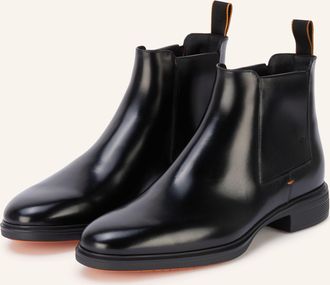 Santoni Chelsea-Boots Easy schwarz
