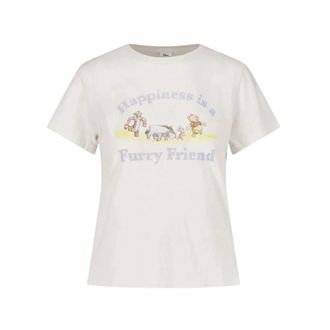 Re/Done Classic Tee - - Tops - Damen - Beige - S