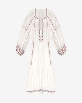 Isabel Marant Robe Florenza - Femme - &Eacute;cru-ocre - Taille 38 - Marant &Eacute;toile