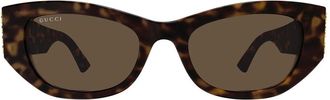 Gucci Gg2044Sa Sonnenbrille - - Accessories - unisex - Braun - 53 MM