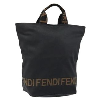 Fendi Pre-owned Nylon Tote Bag - - Pre-owned - Damen - Schwarzk - ONE SIZE