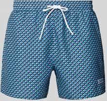 HUGO BOSS Relaxed Fit Badeshorts mit Allover-Muster Modell CATFISH