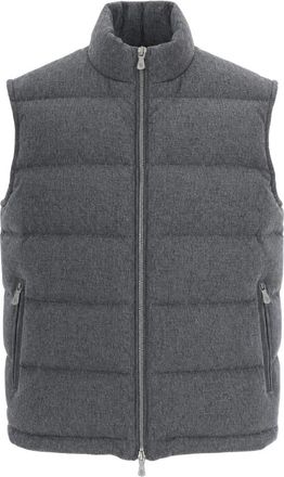 Eleventy Gilet Full Zip - - Jackets - Herren - Grau - L