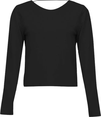 LTB Jeans Jeans Damen Getomo Langarmshirt, Black 200, M