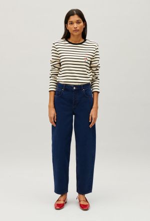 Claudie Pierlot Tee-shirt marini&egrave;re Jean Toto bicolore