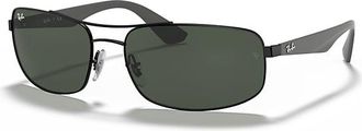 Ray-Ban Rb3527 Sonnenbrillen Schwarz Fassung Grün Glas 61-17