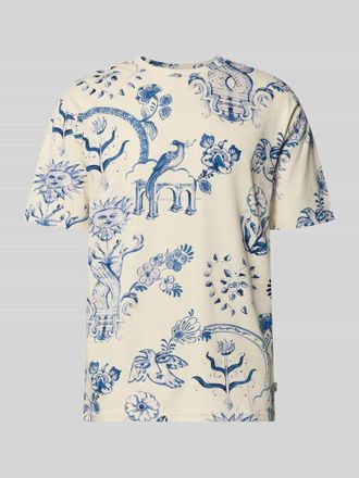 Scotch & Soda Relaxed Fit T-Shirt im Allover-Look