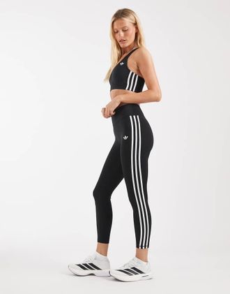 adidas adidas Originals Sport Superstar 7/8 Leggings in Schwarz