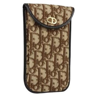 Dior Pre-owned Toile sacs-dior - Femme - Pre-owned - Beige - Taille: ONE Size