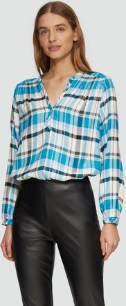 s.Oliver Langarmbluse Bluse Softe Langarmbluse mit Smok-Details