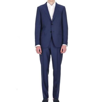 Ermenegildo Zegna Abito in lana-mohair Drop 7 - - Suits - Herren - Blau - 2XL