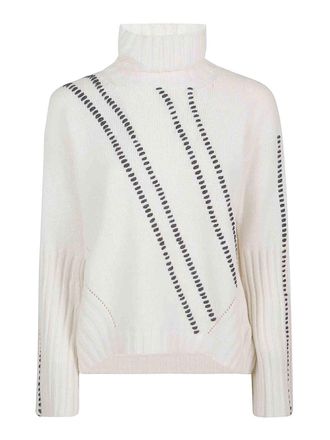 Eleven 88 Pull Col Bateau - Blanc