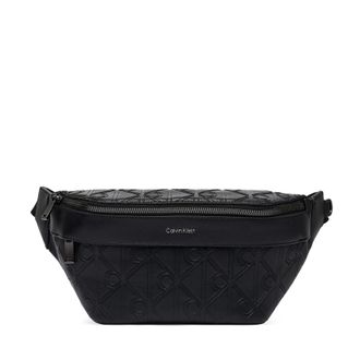 Calvin Klein G&uuml;rteltasche Calvin Klein Emblem Aop Deboss Waistbag LV04D3564G Schwarz