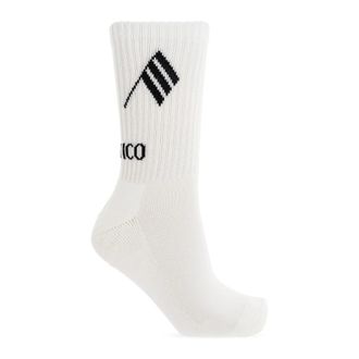 The Attico Femme, Sous-vêtements, Blanc, Taille: S/M Milk and Black Socks
