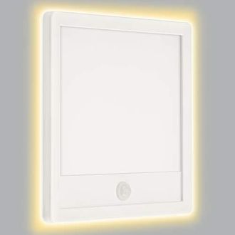 Telefunken LED Außenwandleuchte, Außenwandlampe inkl. Bewegungsmelder, inkl. Dämmerungssensor, Backlight Effekt, 15 Watt, 2.000 Lumen, 4.000 Kelvin, IP44, Quadra