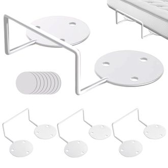 Generic Matratzenstopper - 4 x selbstklebende Fixierer, waschbares und wiederverwendbares Design, universelle Dicke kompatibel, sichere rutschfeste L&ouml;sung f&uuml;r