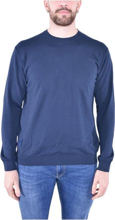 Blauer Homme, Pulls, Bleu, Taille: XL Maglia girocollo