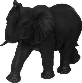 Atmosphera Atmosphera - Figur Elefant - grau - Harz H52 cm - Dunkelgrau
