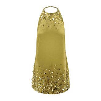 Retrof&ecirc;te Tobonie Verzierter Mini-Kleid - - Dresses - Damen - Gr&uuml;n - S