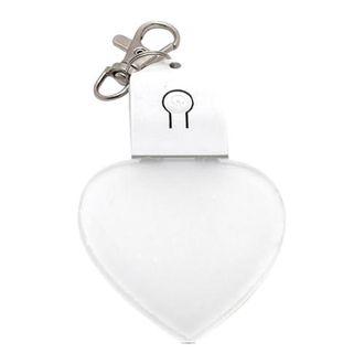 Generico Porte-cl&eacute;s en forme de coeur, pendentif LED pour sac &agrave; main, lampe de portefeuille et accessoire de portefeuille, petite lampe de nuit pour sacs et po