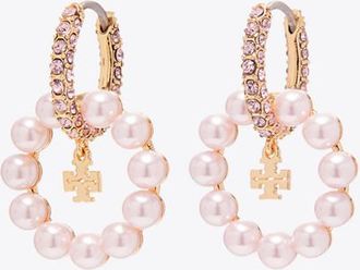 Tory Burch Damen Moondance Perlencreolen