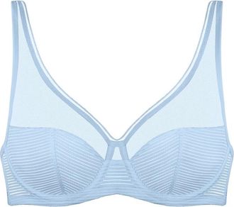 Ines De La Fressange Bleu Chemise BH - - Underwear - Damen - Blau - 90D EU