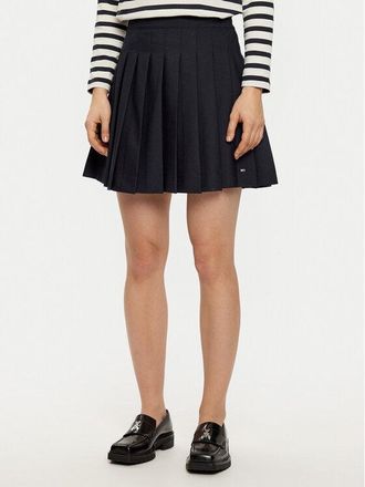 Tommy Hilfiger Faltenrock WW0WW43626 Dunkelblau Regular Fit