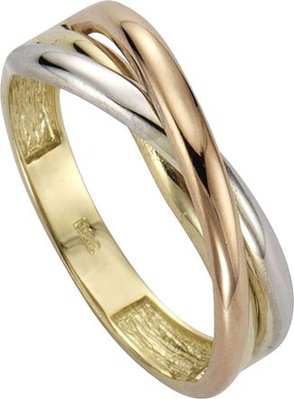 Fascination by Ellen K Ring Gold 333 dreifarbig
