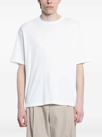 Recto t-shirt en coton - Blanc
