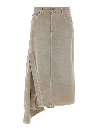 Haikure Jupe Midi - Gris