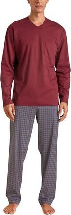 CALIDA Calida Relax Streamline Ensemble de Pijama, Opaque, Mars Red, 52-54 Homme