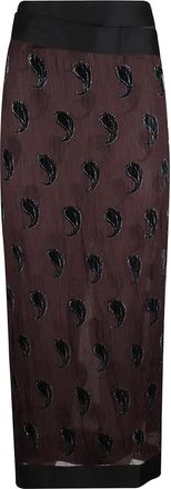 Tory Burch Femme, Jupes, Brun, Taille: 40 FR Tory Burch Sea clothing Marron