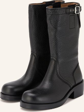Dries Van Noten Dries Van Noten Biker Boots schwarz