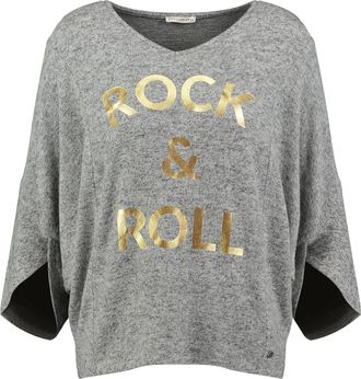 Key Largo Key Largo Damen Rock Round Pullover, Grey Mel. (1105), M