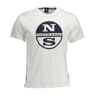 North Sails Homme, Tops, Blanc, Taille: XL North Sails White MEN S Short Sleeve T-Shirt