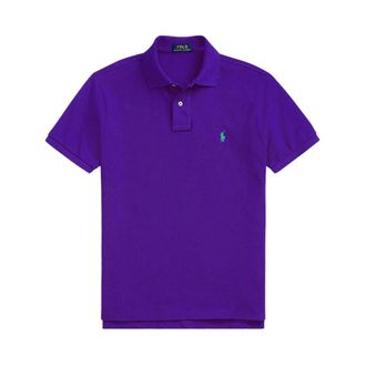 Polo Ralph Lauren Homme, Tops, Violet, Taille: XL Polo violet avec logo poney