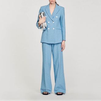 Sandro Anzugjacke aus Tweed