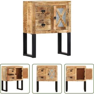 vidaXL Holzkommode - Sideboard 60 x 30 x 76 cm Massivholz Mango