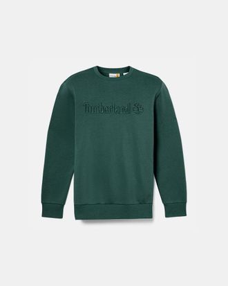 Timberland Hampton Rundhals-Sweatshirt f&uuml;r Herren in Dunkelgr&uuml;n, Herren, Gr&uuml;n, Gr&ouml;&szlig;e