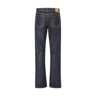 Fendi Cotton Slim Fit Jeans - Blue