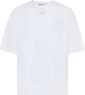 Dolce & Gabbana Homme, Tops, Blanc, Taille: S T-Chemises