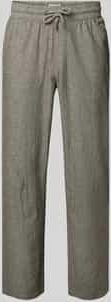 Blend Hose aus Baumwoll-Leinen-Mix mit elastischem Bund